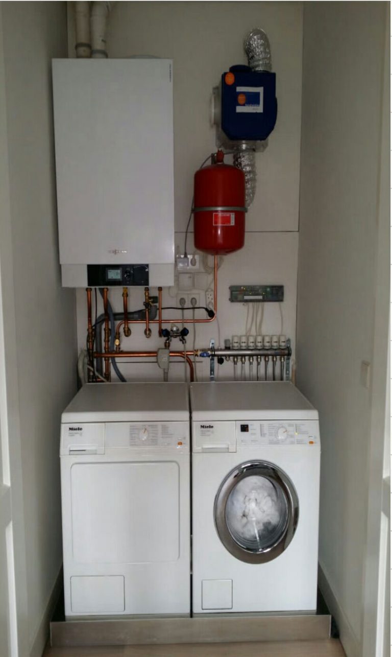 Ruimtebesparende opstelling - Brouwer Installatiebedrijf